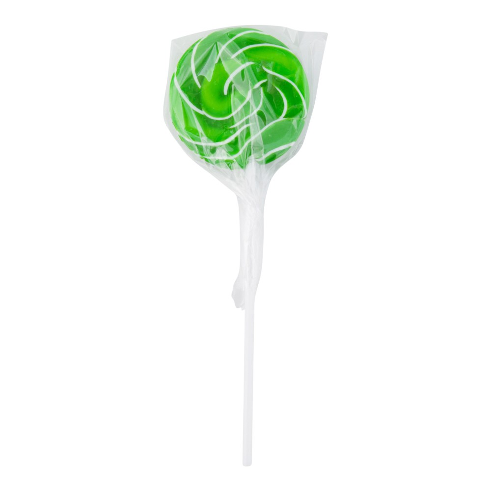 Green Mini Swirl Lollipops 24 pack (288g) | Candy Bar Sydney